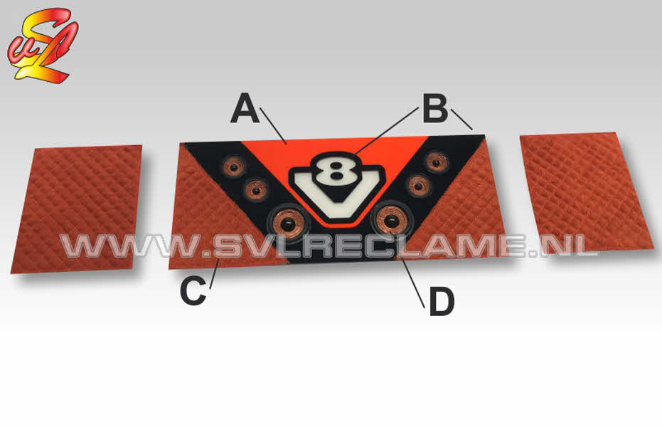 Rear Wall for Tamiya Scania | www.svlreclame.nl